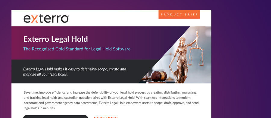 E-Discovery Legal Hold (Litigation Hold) Software Solutions | Exterro